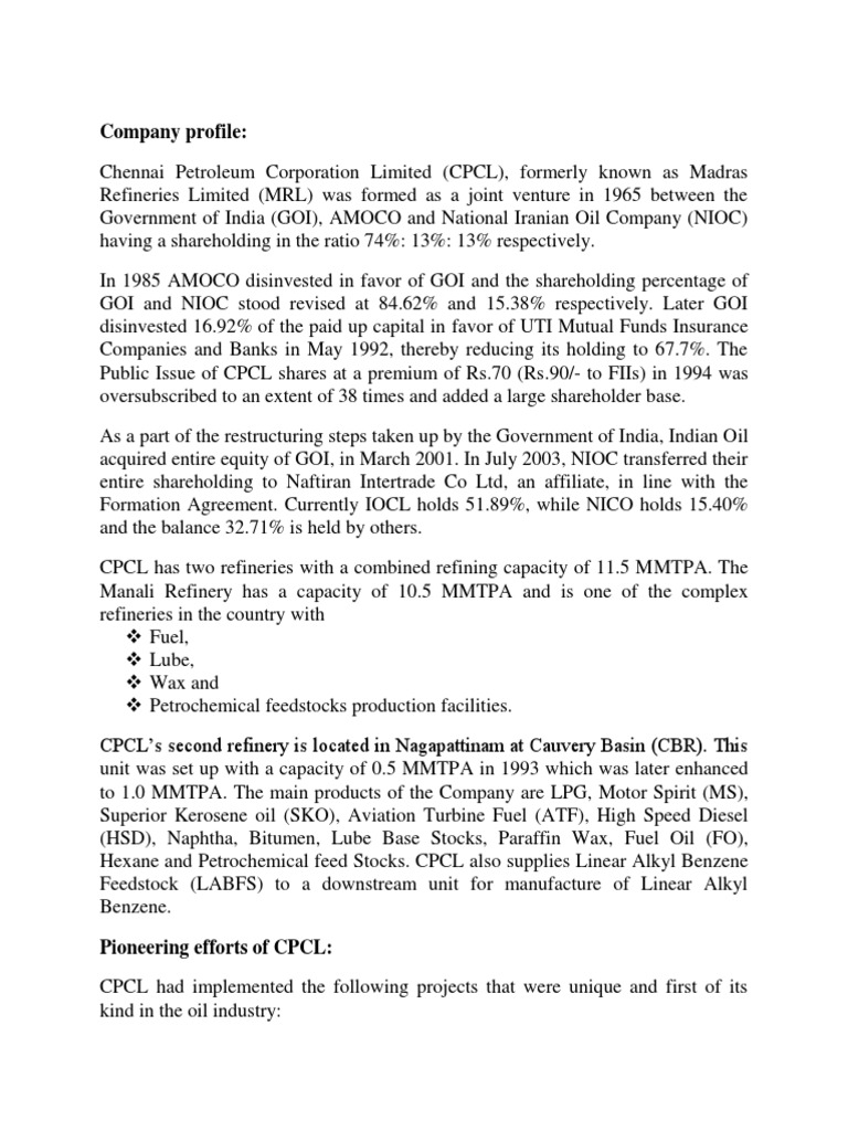 CPCL | PDF | Chemical Process Engineering | Chemistry