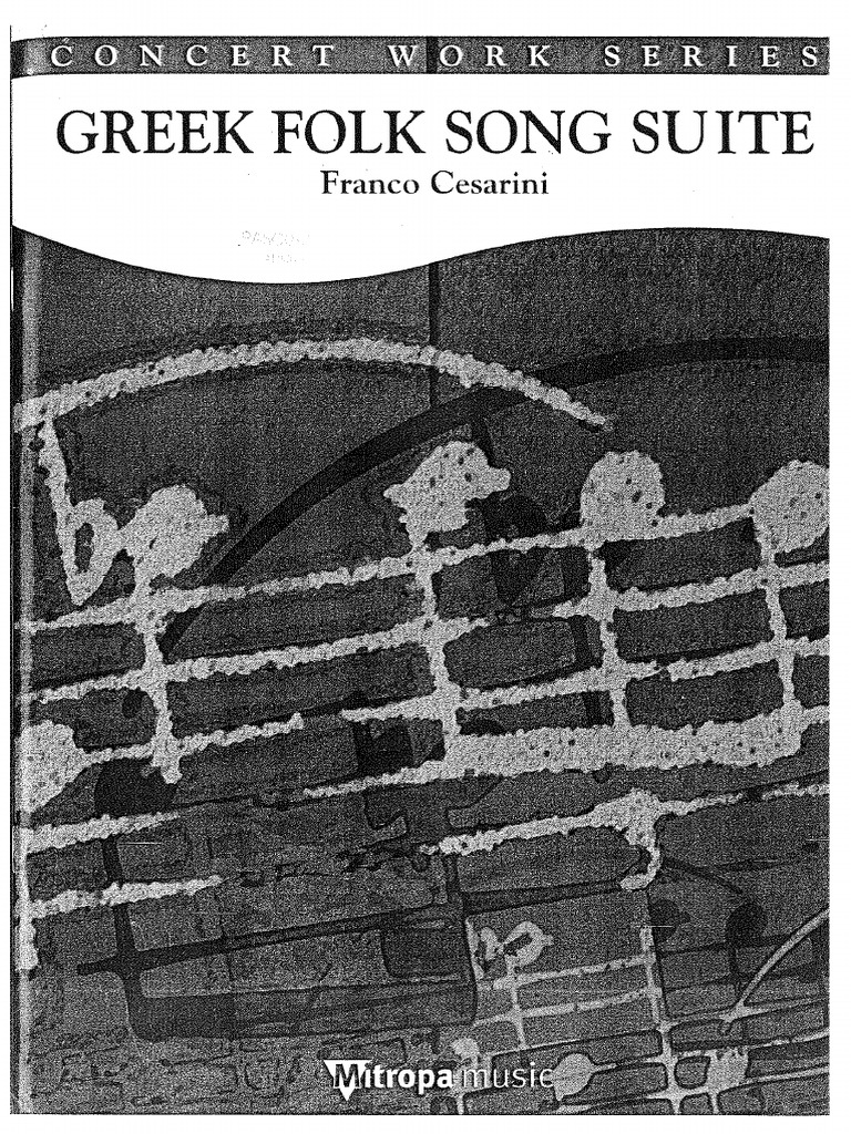 Greek Folk Song Suite, Guion | PDF