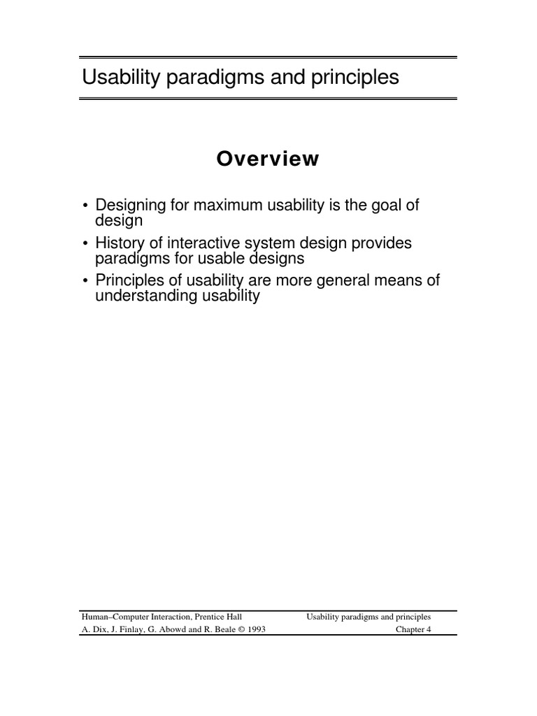 Slides 4 Pdf Pdf Graphical User Interfaces Usability