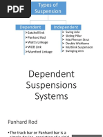 Types of Dependent and Independent Suspension System | PDF | Motor ...