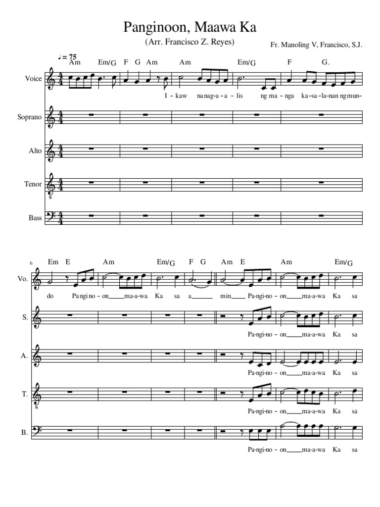 Panginoon, Maawa Ka - Francisco TNB | PDF