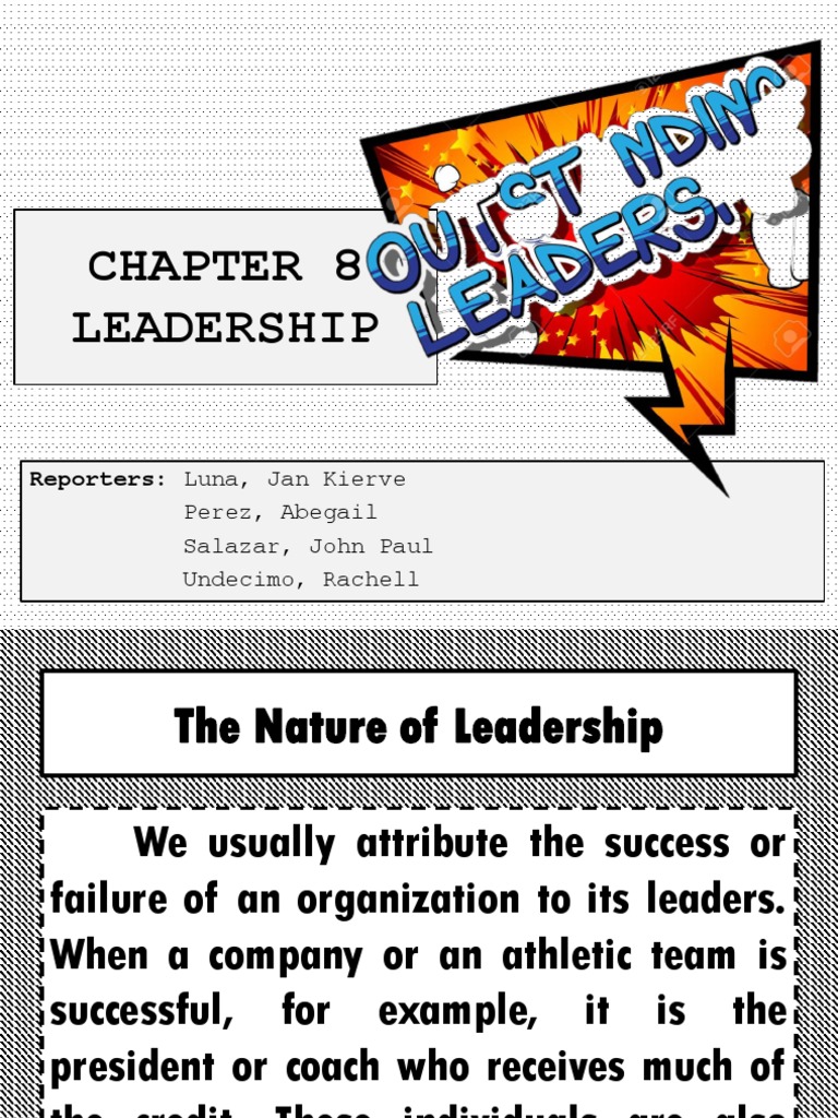 Hbo Chapter 8 - Leadership | Download Free PDF | Leadership | Motivation