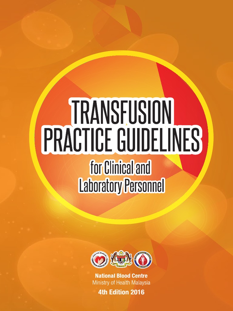 Ebook Blood Transfusion Guideline PDF | Download Free PDF | Blood ...