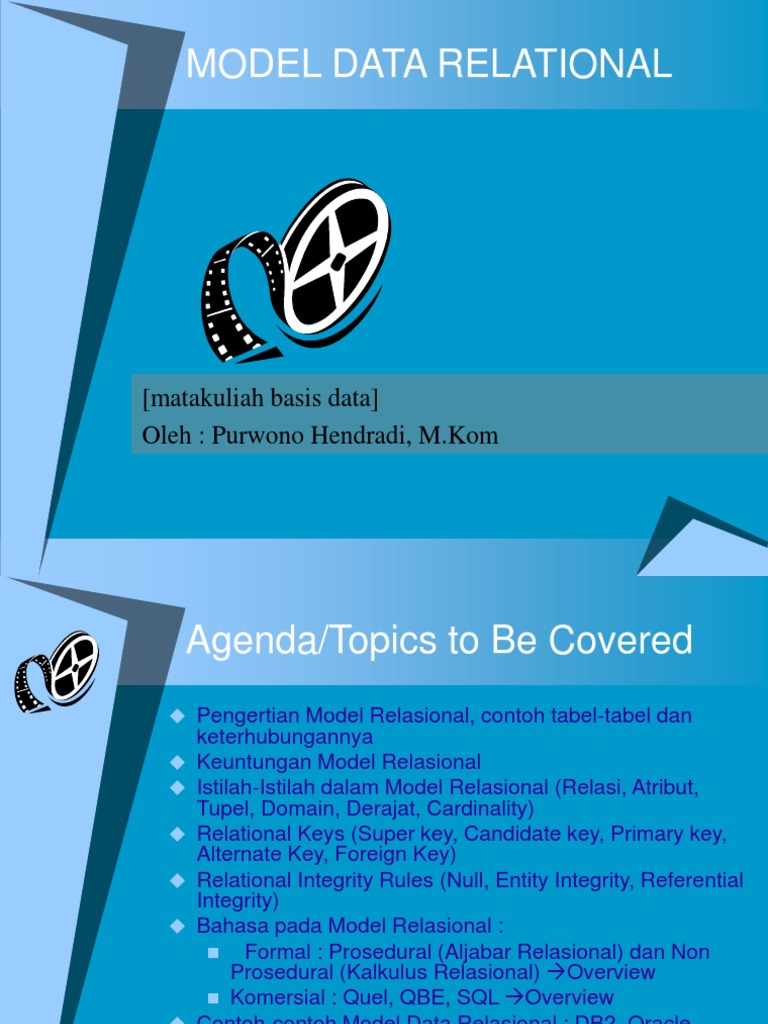 MODEL DATA RELATIONAL | PDF