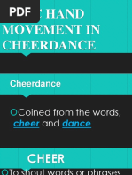 Cheerdance - Basic Hand Movements and Positions in Cheerdance Cheerdance - Basic Hand Movements ...