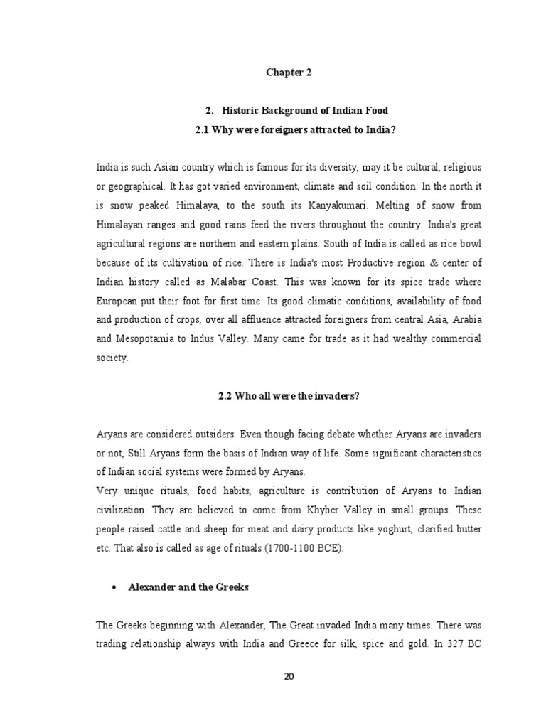 Food of India History | PDF | Indian Cuisine | East India Company
