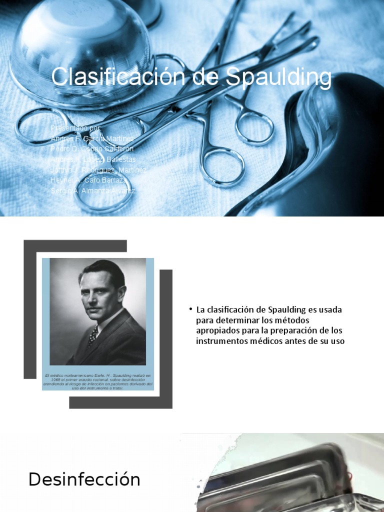 Clasificación de Spaulding | PDF