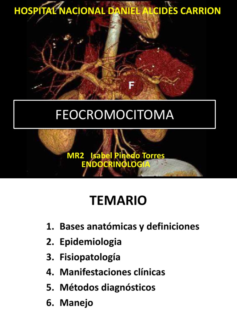 Feocromocitoma | PDF | Isquemia | Norepinefrina