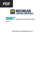 Michigan English Test MET: Sample Questions | PDF | Tests | Test ...