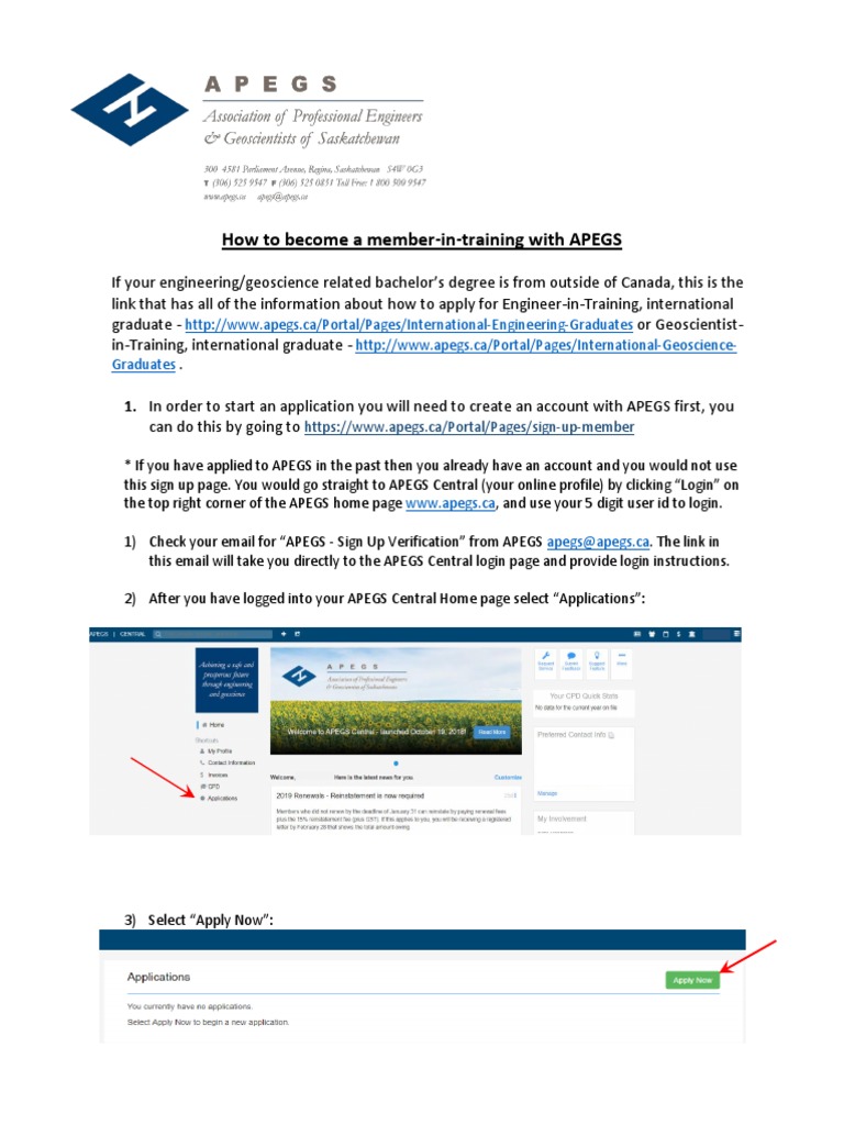 APEGS Process - ARC - Int'l EIT & GIT - Updated 02 Aug 2019 | PDF ...