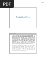 Lecture 19 Steady-State Error For Nonunity Feedback Systems | PDF | Control Theory | Feedback