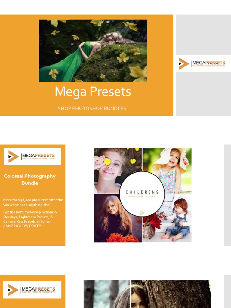Shop Photoshop Overlays - Download Photoshop Overlays - MegaPresets | PDF