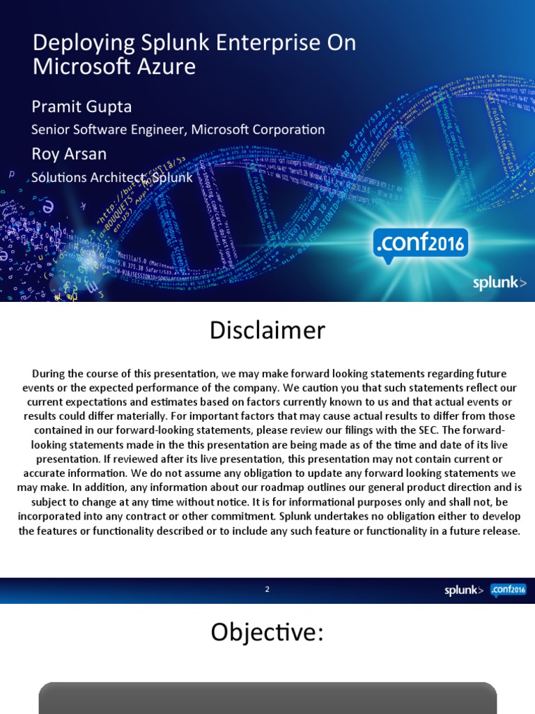 Deploying Splunk Enterprise On Microsoft Azure Cloud | PDF | Microsoft Azure | Virtual Machine