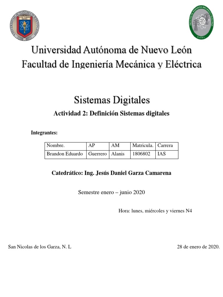 Definición de Sistemas Digitales | PDF | Información digital | E Books