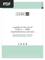 CCDC 2-2020 Stipulated Price Contract | PDF | Surety | Business Law