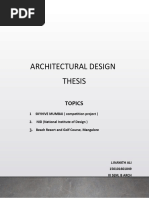 Thesis Proposal On Resort Design | PDF | Resort | Tourism