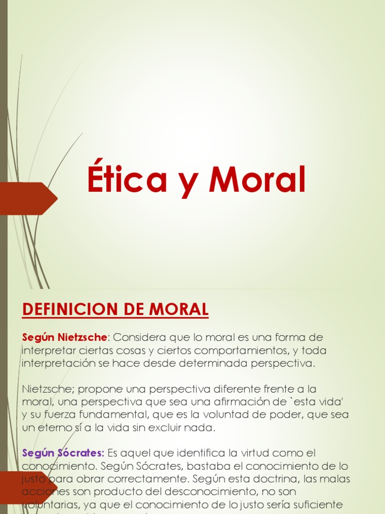 Ética y Moral | PDF | Moralidad | Conocimiento