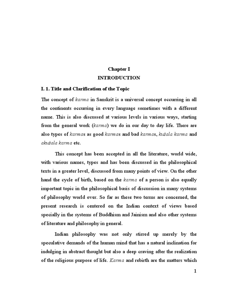 08 Chapter1 | PDF | Karma | Reincarnation