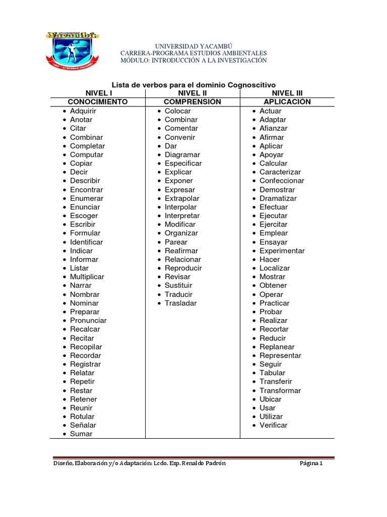 Lista de Verbos y Conectivos | PDF | Verdad | Información