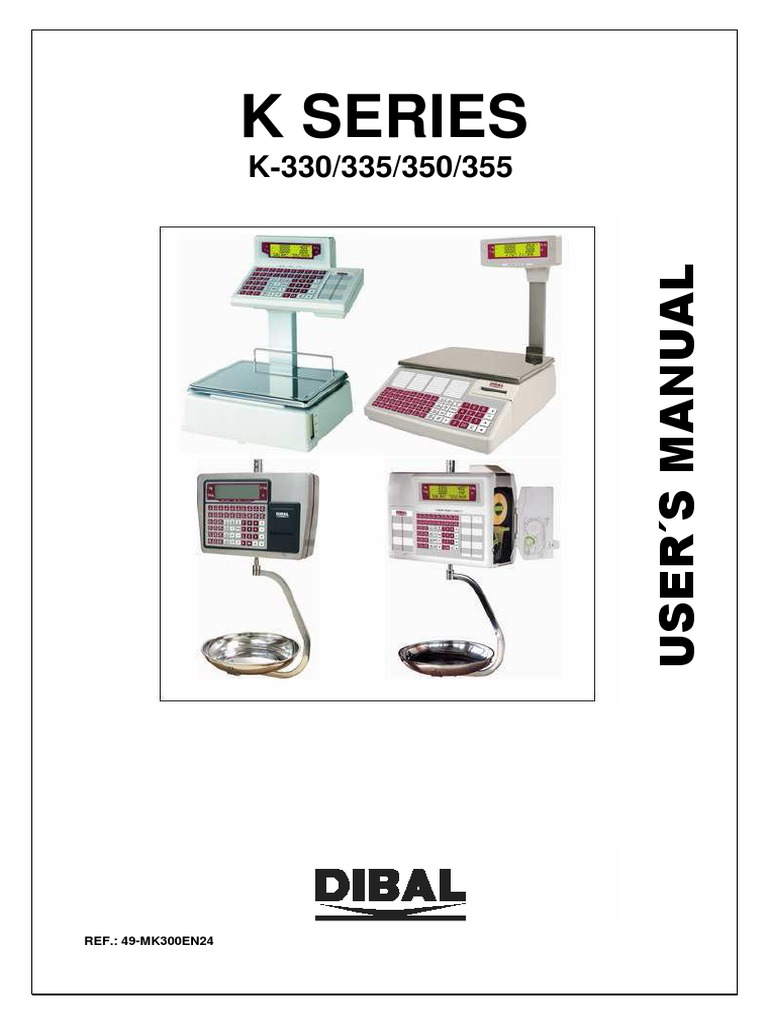 Manual Dibal PDF | PDF | Receipt | Printer (Computing)