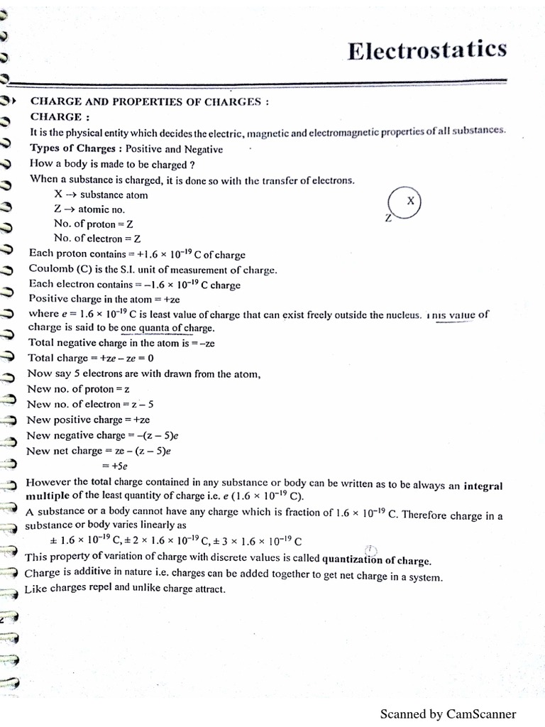 Electrostatics PDF | PDF
