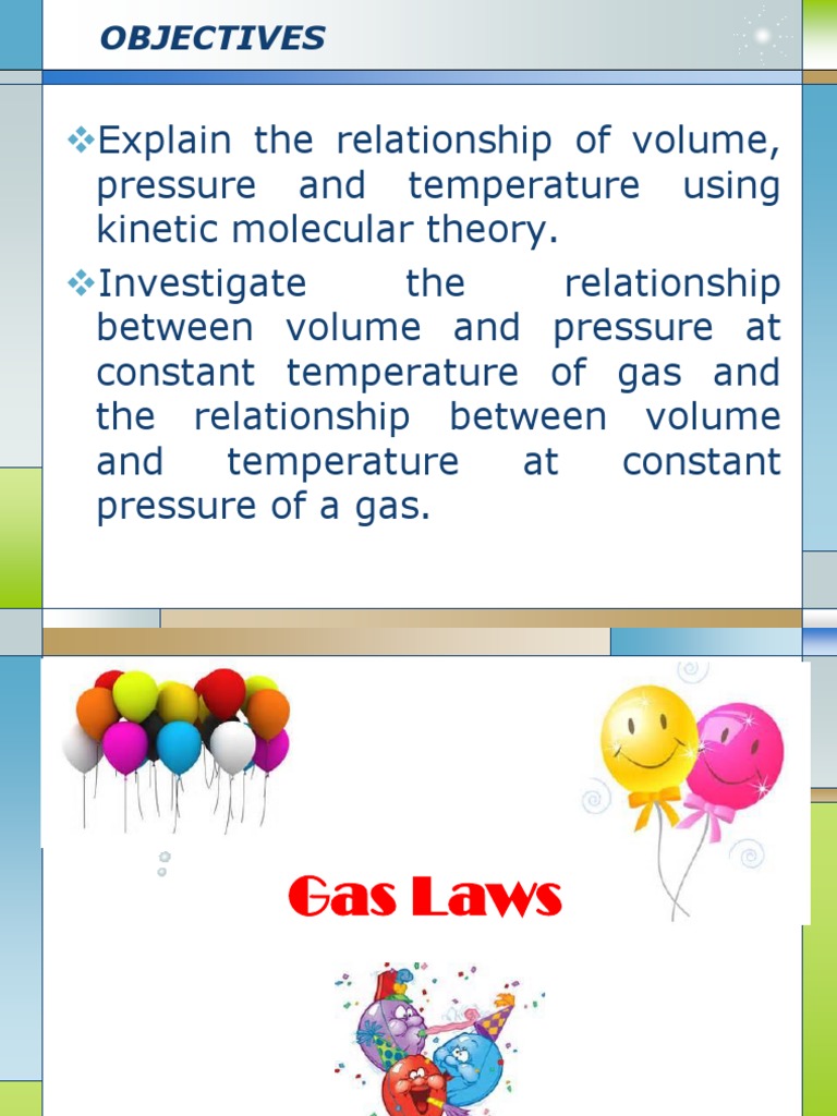 KMT and Gas Laws 1 | PDF | Gases | Temperature