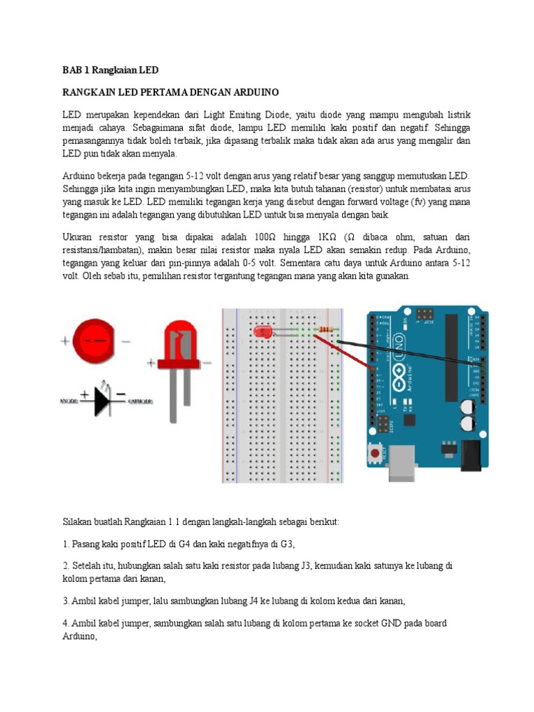 Praktikum Arduino Part 1 | PDF