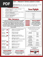 Lesson Plan - French A1 & A2 | PDF | Grammatical Tense | Verb