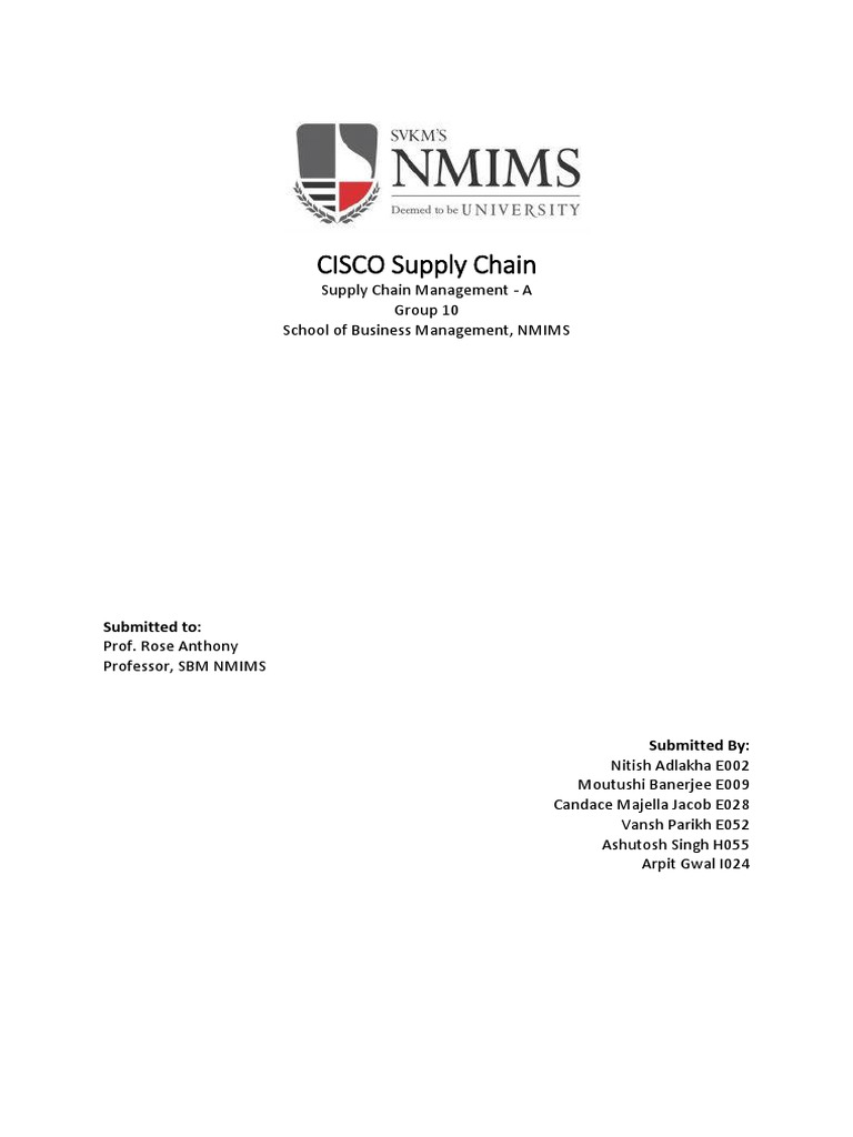 CISCO Distribution Network Mapping | PDF | Cisco Systems | Supply Chain