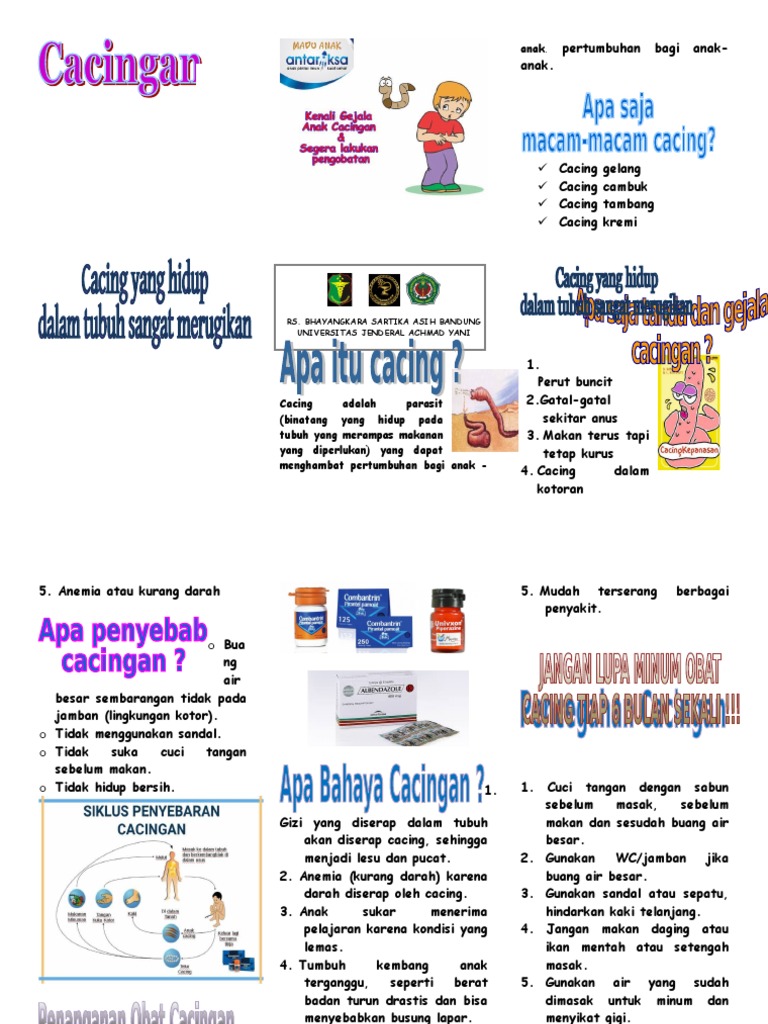 Brosur Cacingan | PDF