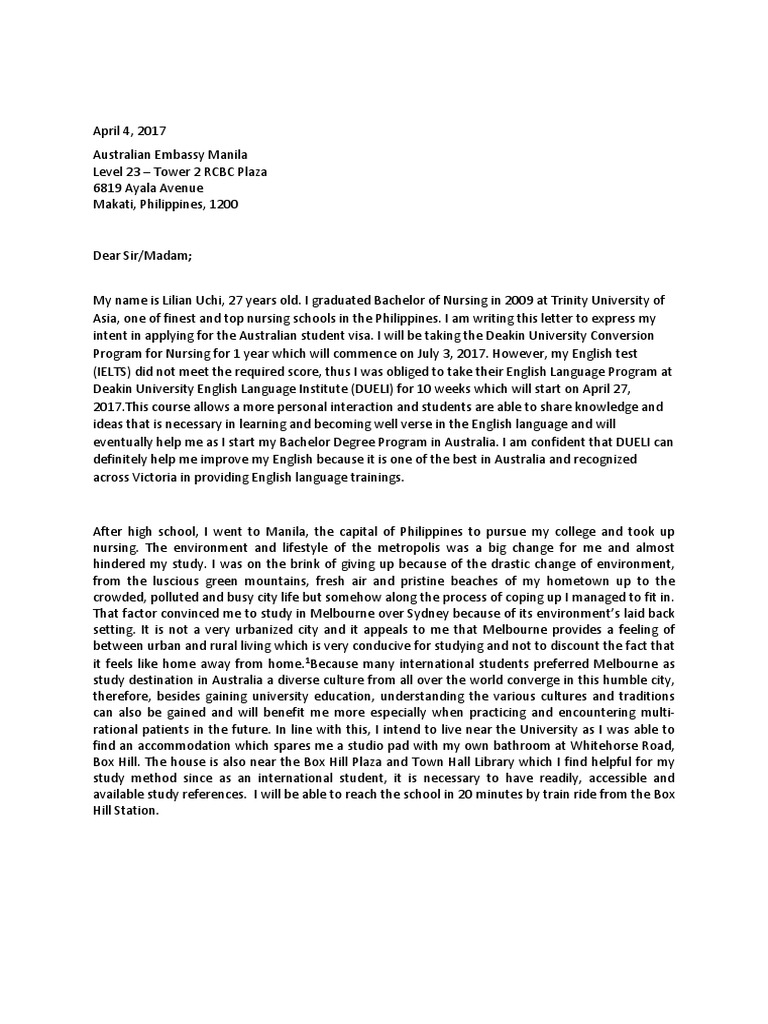 Sample SOP | PDF | Nursing | Hospital