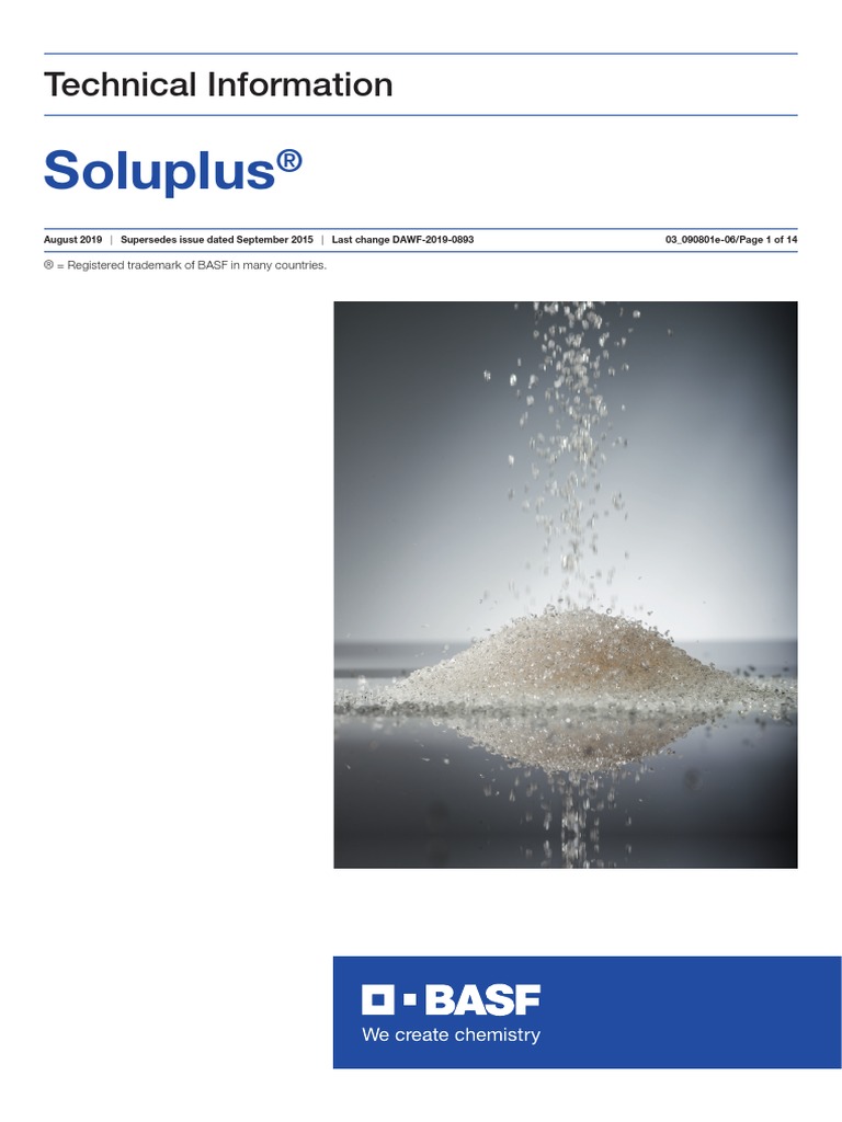Soluplus | PDF | Solubility | Extrusion