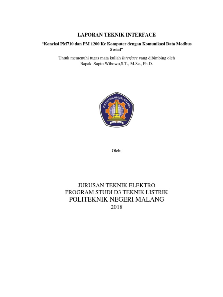 Daftar Register Modbus PM710 dan PM1200 | PDF
