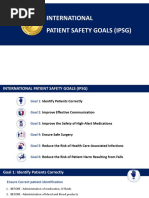 IPSG Updated As Per 7th Edition - With Huddles | PDF | Patient Safety ...