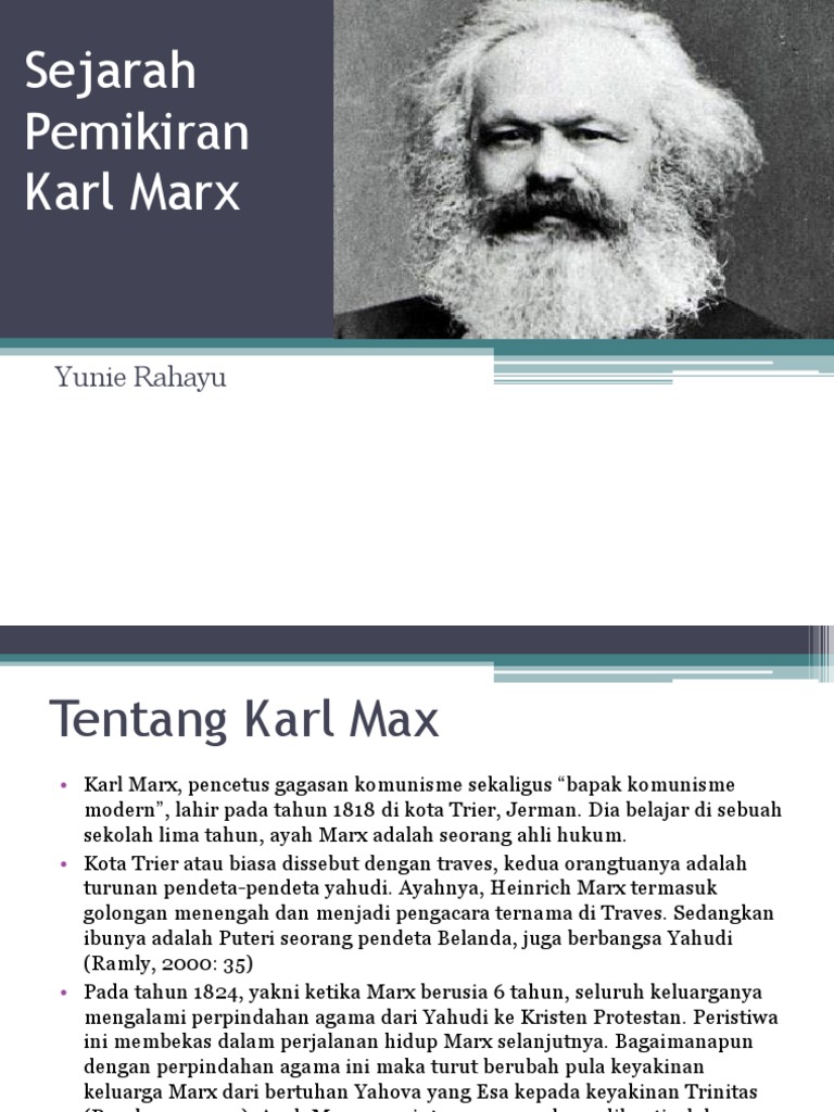 Pemikiran dan Teori Karl Marx | PDF