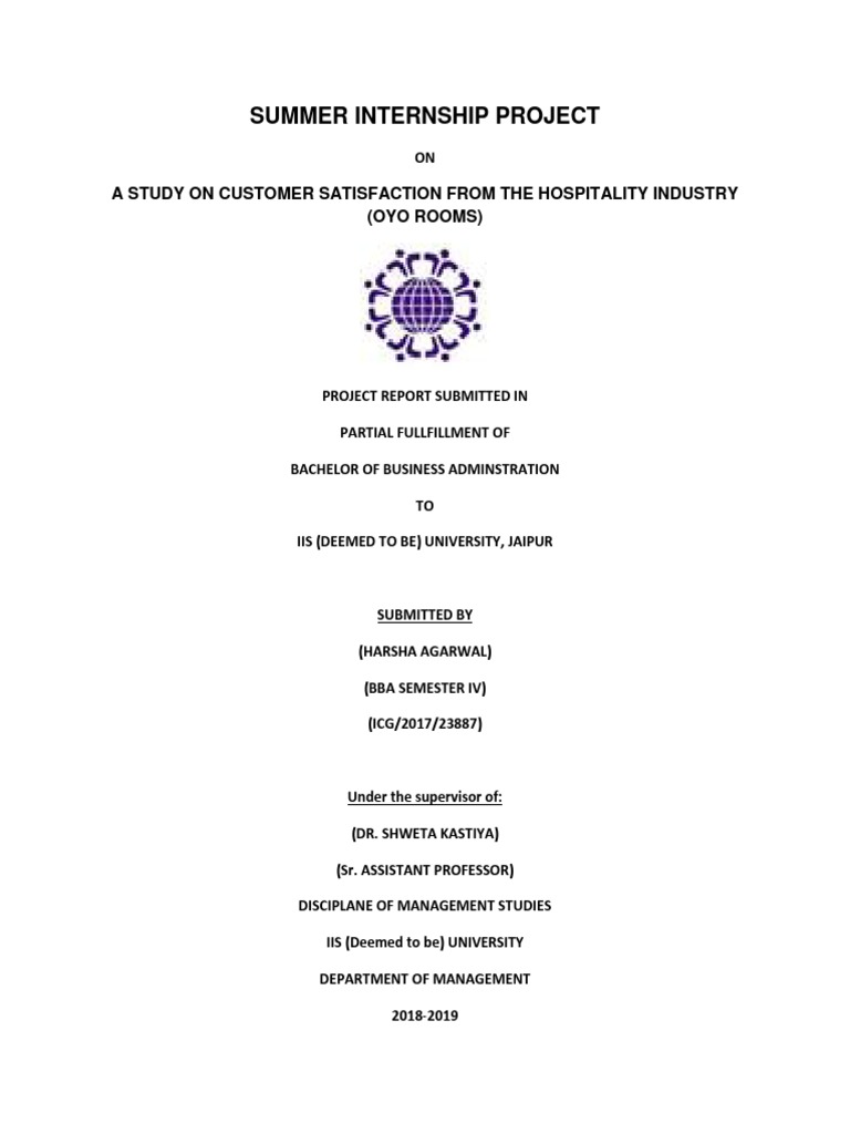 1550588772875-Harsha Internship | PDF | Customer Satisfaction | Taxes