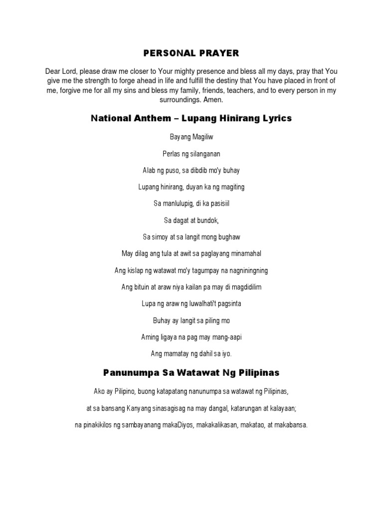 Aguinaldo Filipino | PDF