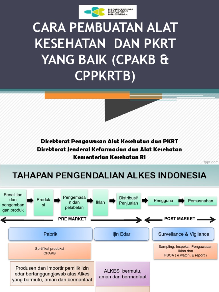 Panduan CPAKB dan CPPKRTB Alat Kesehatan | PDF | Bisnis | Komputer