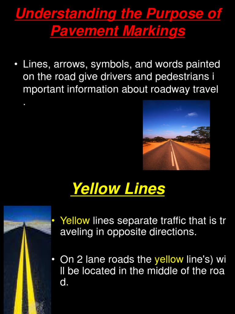 Road Markings: A Driver's Guide | PDF | Pedestrian Crossing | Traffic