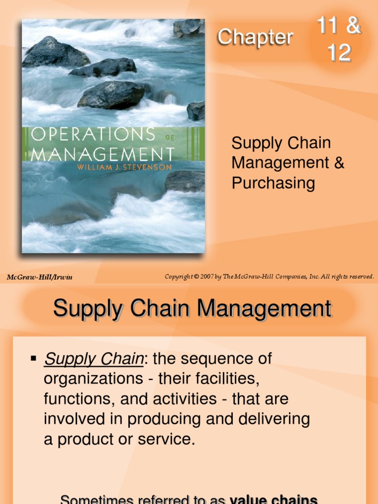 SCM Purchasing | PDF | Supply Chain | Logistics