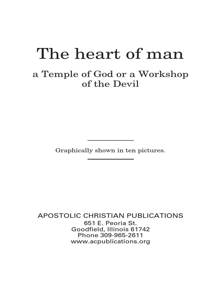 The Spiritual Heart of Man Body | PDF | Grace In Christianity | Satan