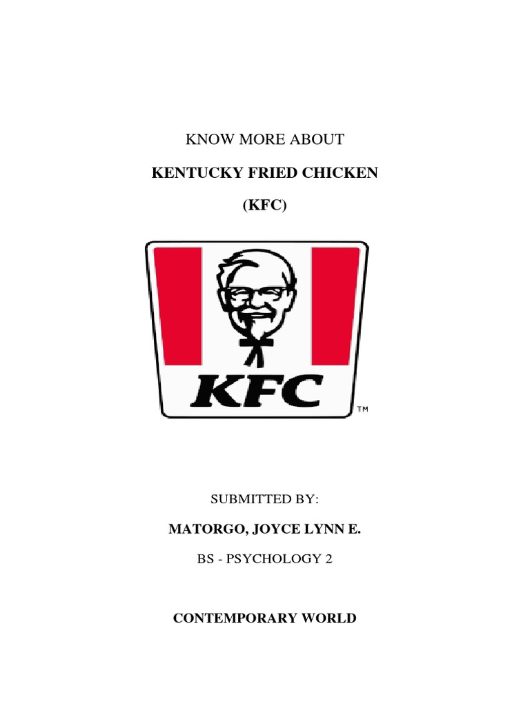 KFC | Download Free PDF | Restaurants | Fast Food