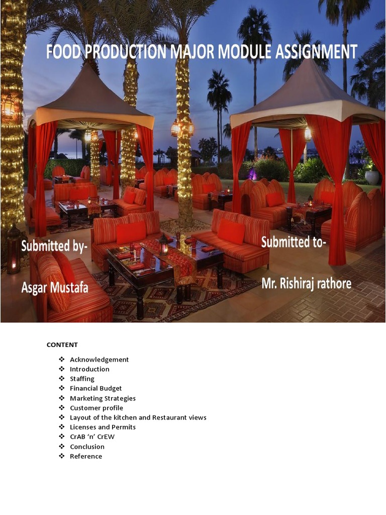 Asgar Food Production Project) | PDF | Cuisine | Cooking