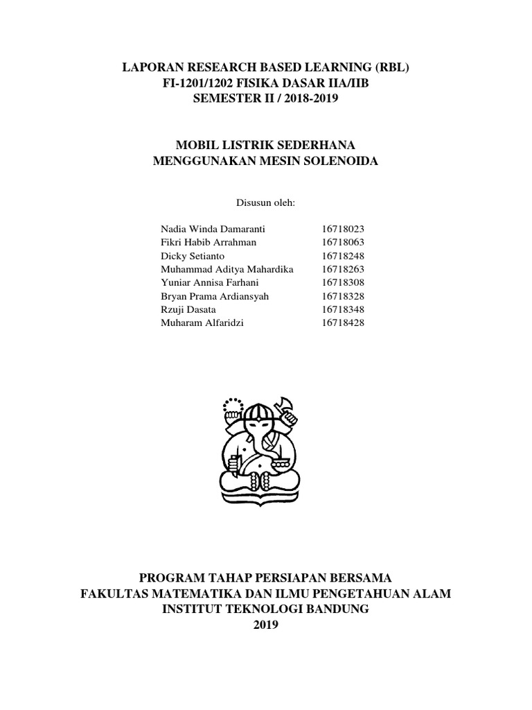 Laporan RBL Fisika | PDF