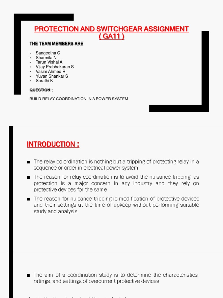 Protection And Switchgear Assignment Pdf Pdf Relay Electrical
