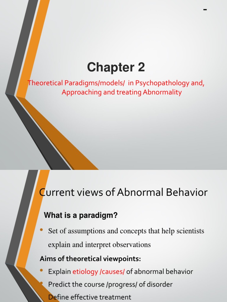 Unit 2 Abnormal Psychology | PDF | Neurotransmitter | Abnormal Psychology