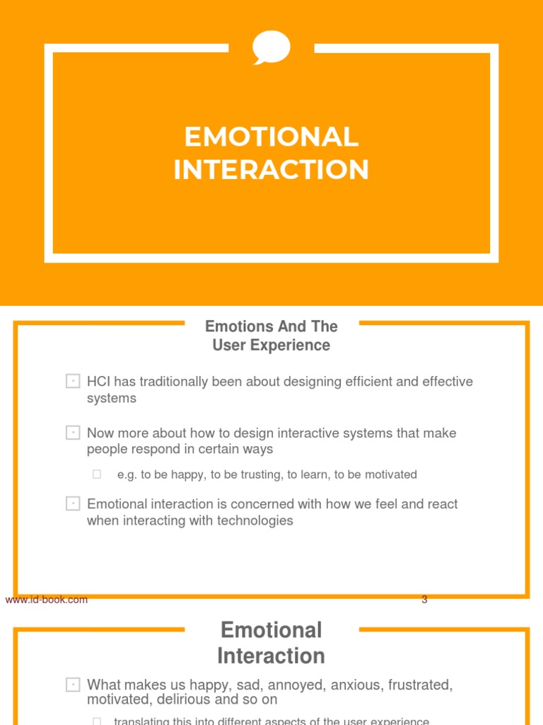 Understanding Emotional Interaction in HCI | PDF | Emotions | User ...