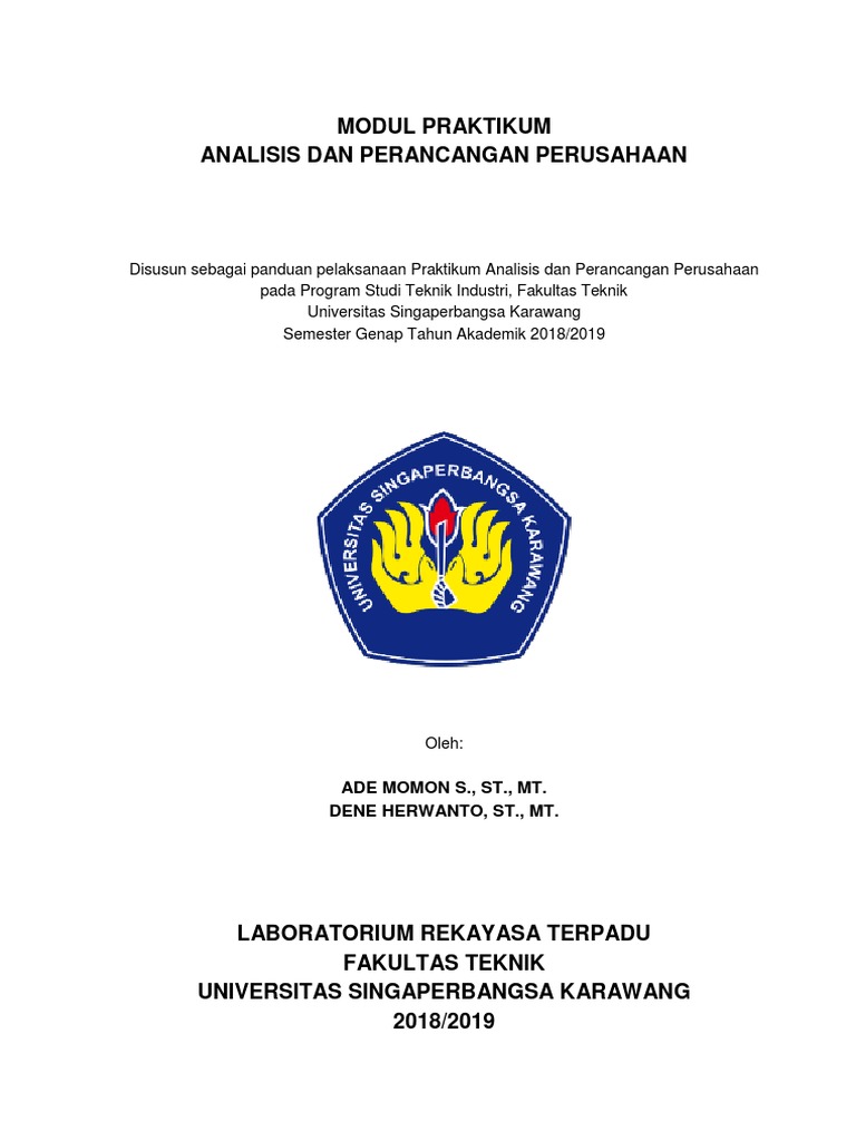 Modul Prakt - APP TA - 2018-19 | PDF