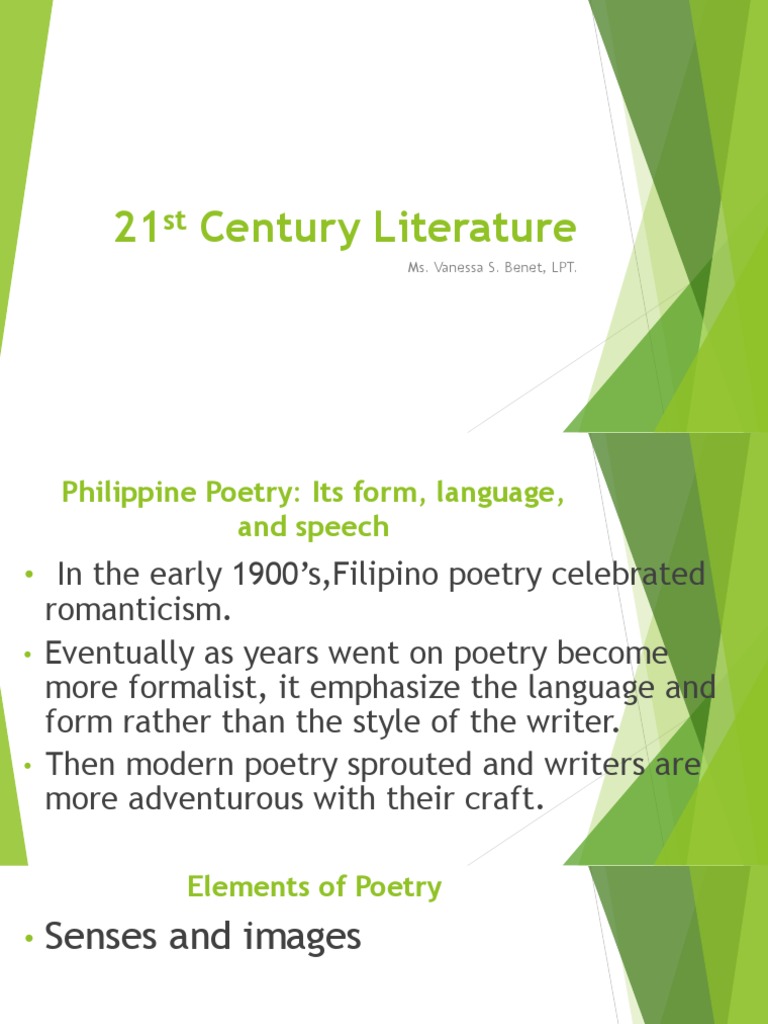 Exploring 21st Century Filipino Poetry | PDF | Senses | Poetry