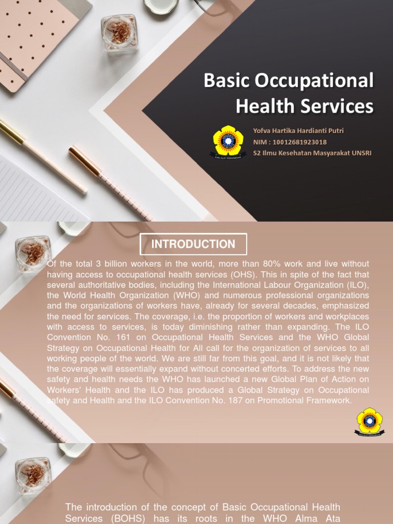 Global Occupational Health Services | PDF | Occupational Safety And ...
